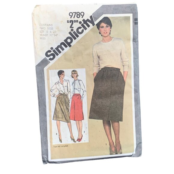 Simplicity | Other | Vintage Simplicity 9789 Sewing Pattern Misses ...